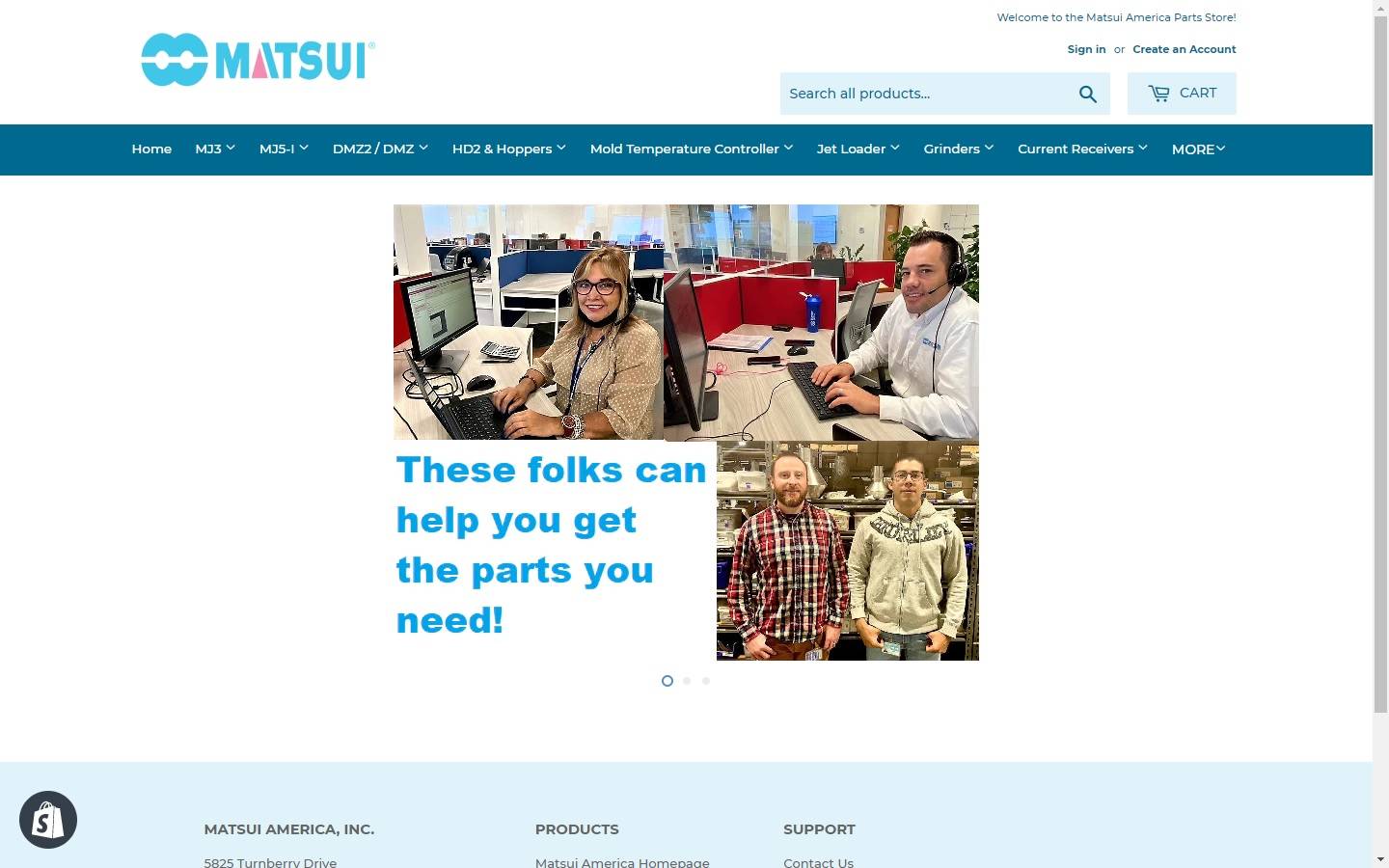 Parts Shop : Matsui America